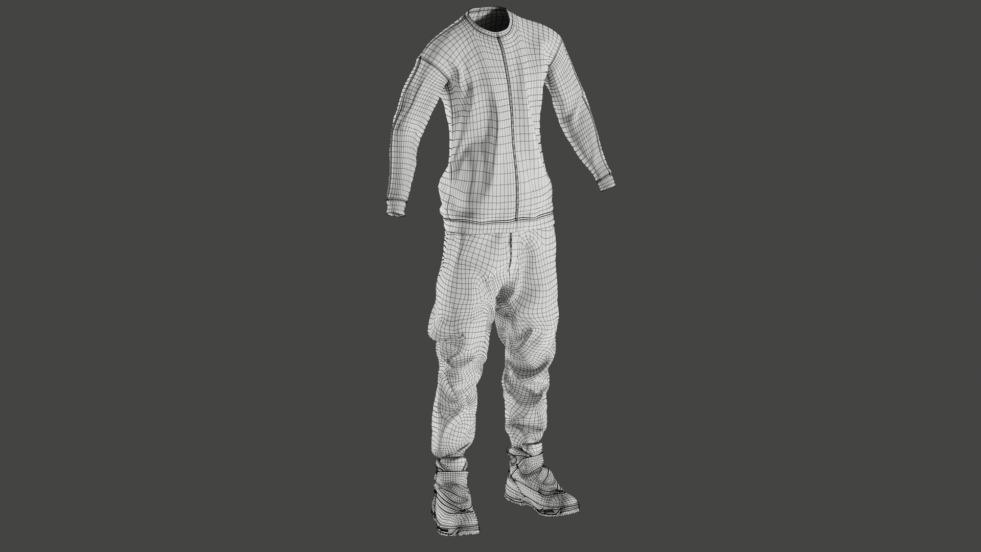 Mesh clothing - pants model - TurboSquid 1673031