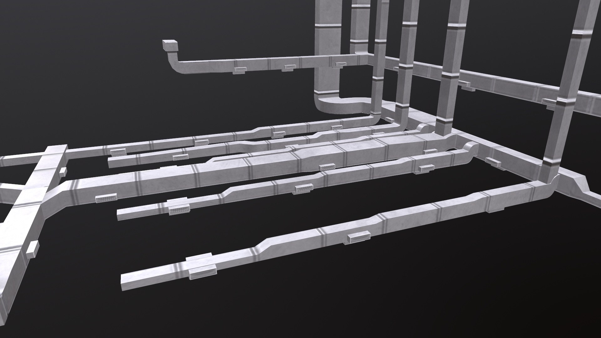 AC Duct Model - TurboSquid 2290771