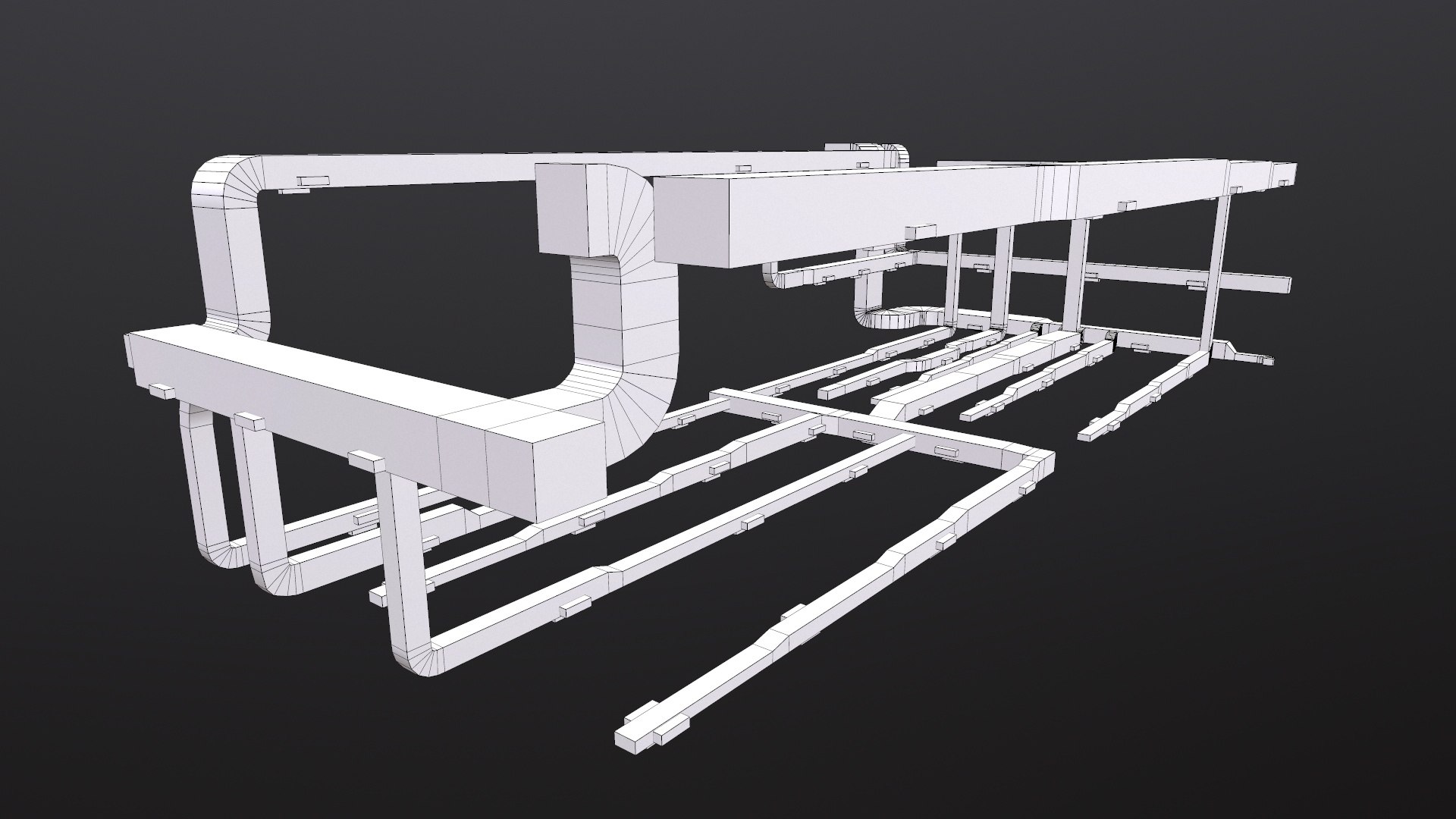 AC Duct Model - TurboSquid 2290771
