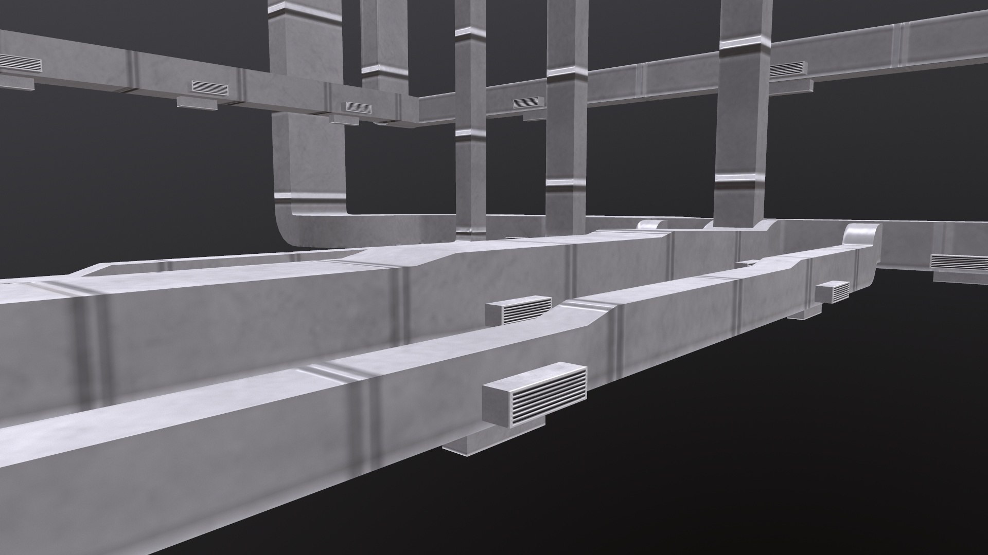 AC Duct Model - TurboSquid 2290771