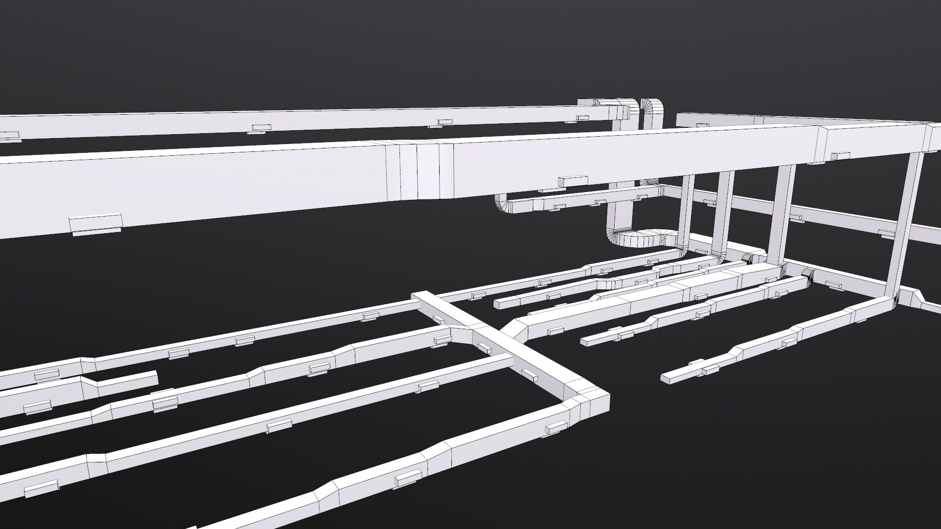 AC Duct Model - TurboSquid 2290771