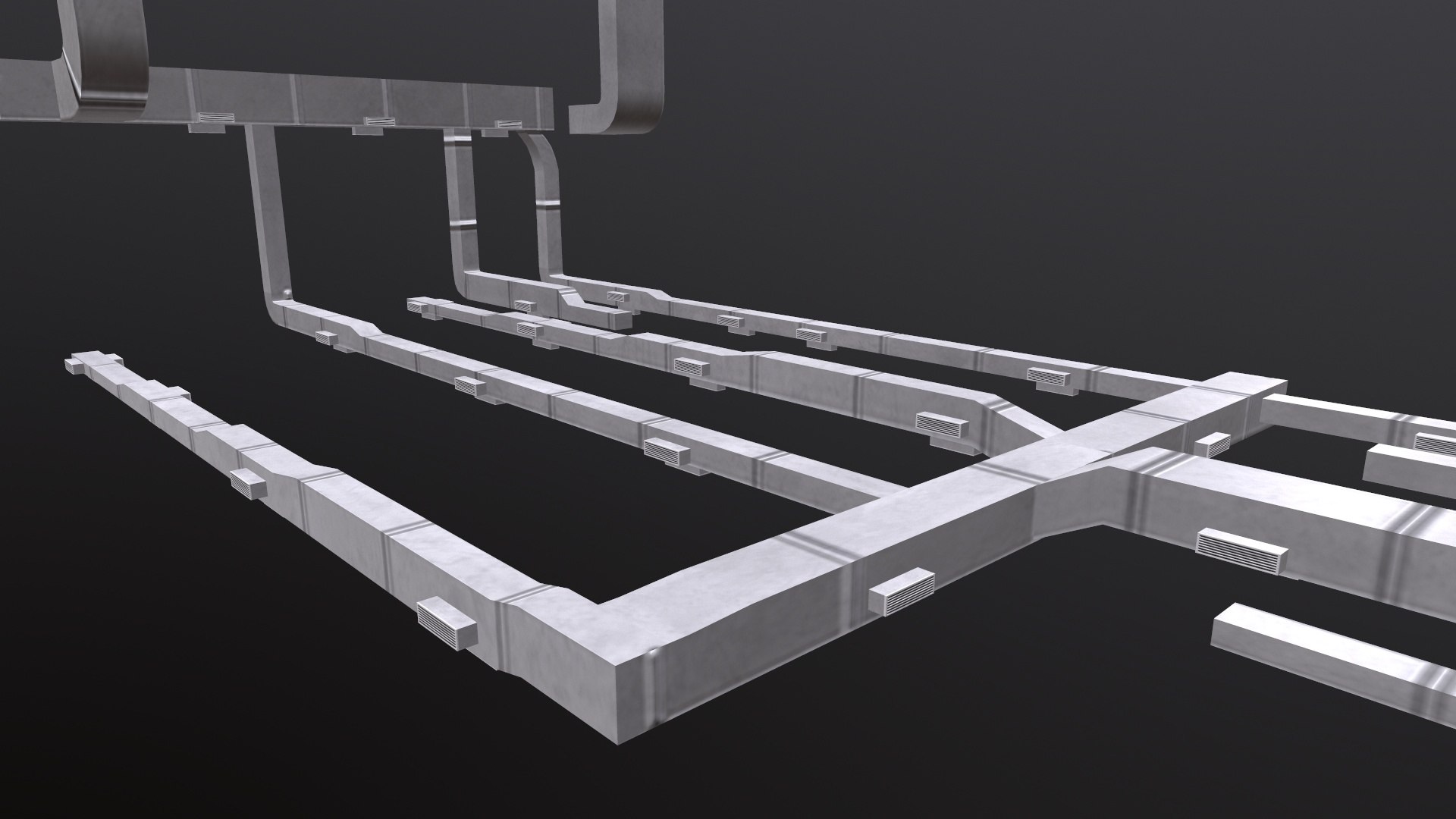 AC Duct Model - TurboSquid 2290771