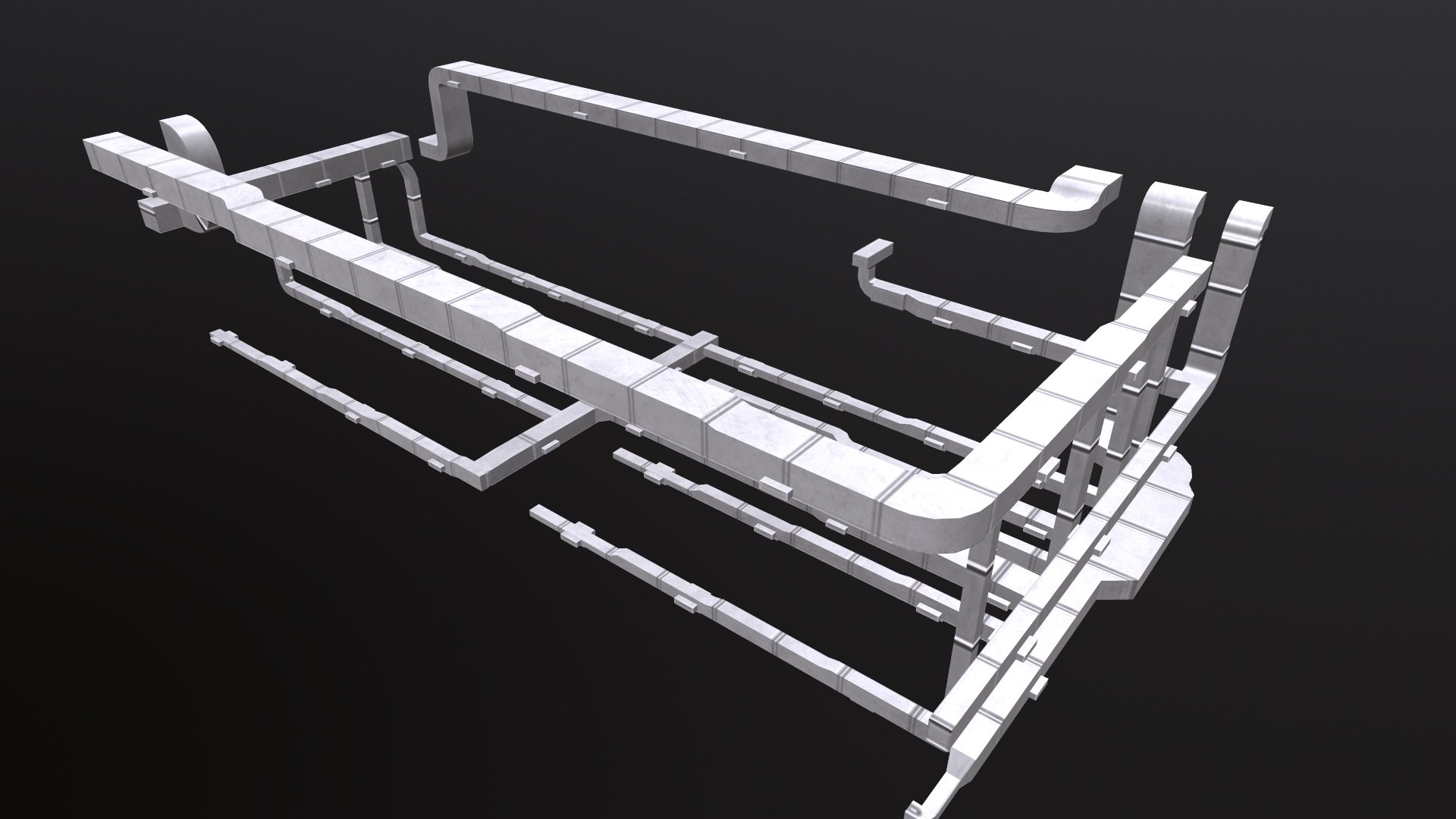 AC Duct Model - TurboSquid 2290771