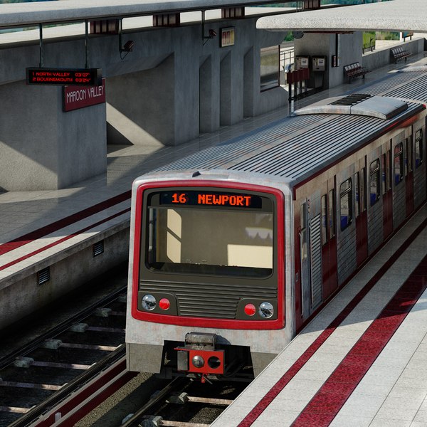 Модели Станция Метро 3D для Скачивания | TurboSquid