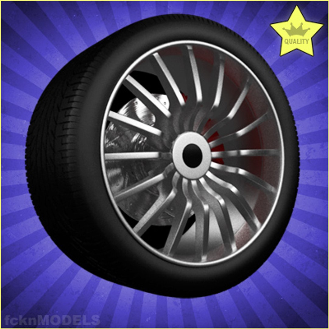 Car Wheel 3d Max
