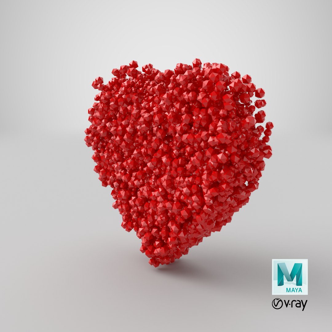 Heart Gems 3D Model - TurboSquid 2133940
