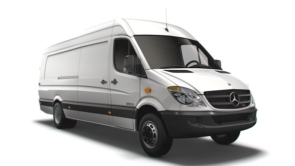 modelo 3d Mercedes Sprinter Van L4H2 2009 - TurboSquid 2041427