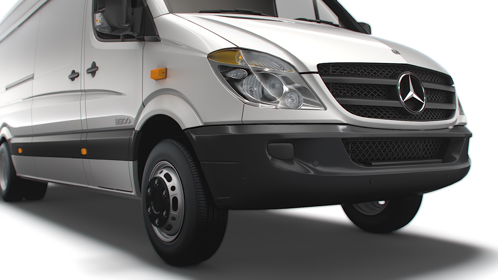 3D Mercedes Sprinter Van L4H2 2009 - TurboSquid 2041427