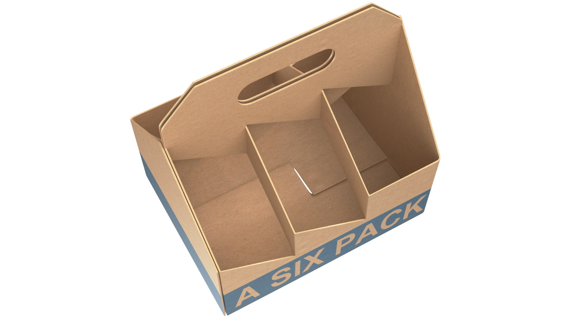 Detailed Cardboard Water Package 3D Model - TurboSquid 2035219