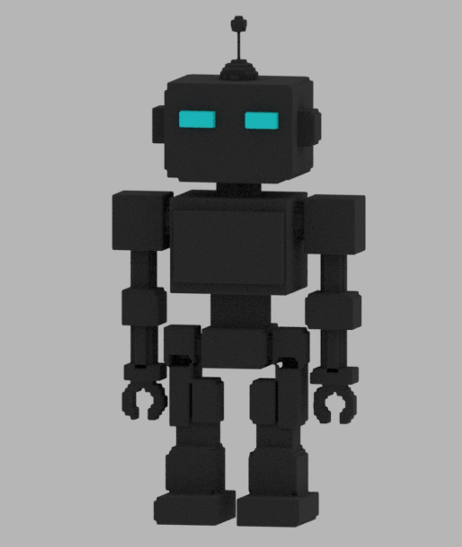 Small Robot Character 3D Model - TurboSquid 1375457