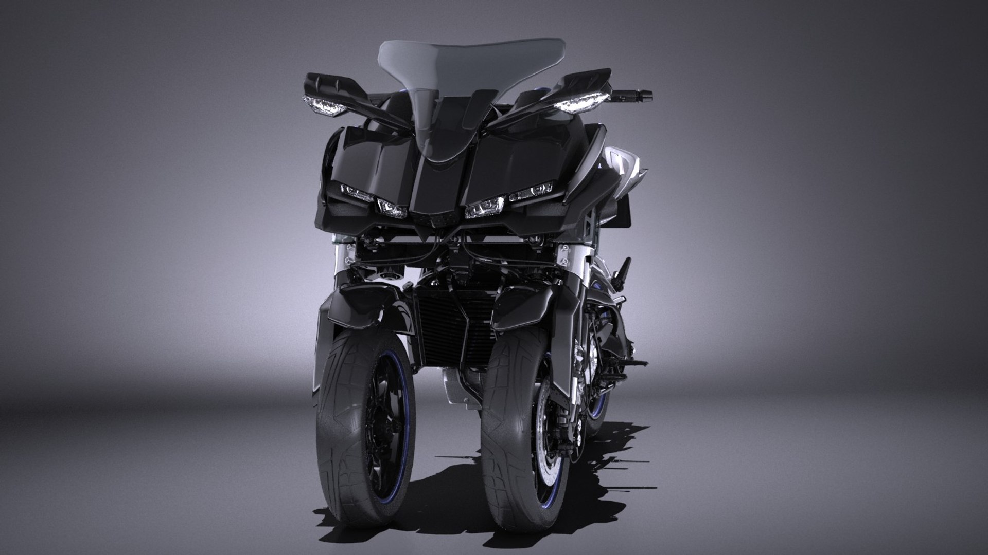 3d Yamaha Mwt 9 Model