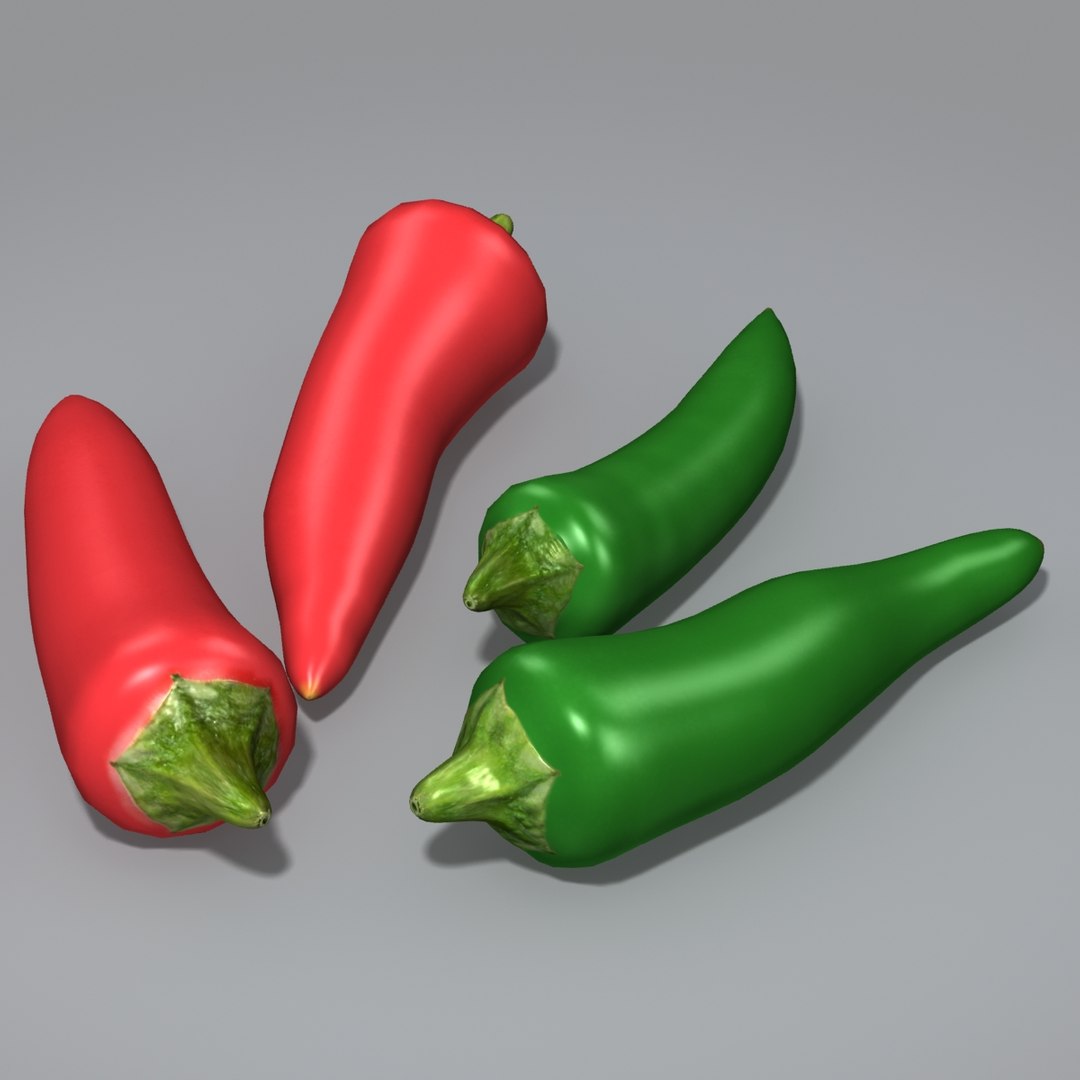 Peppers 3d Model