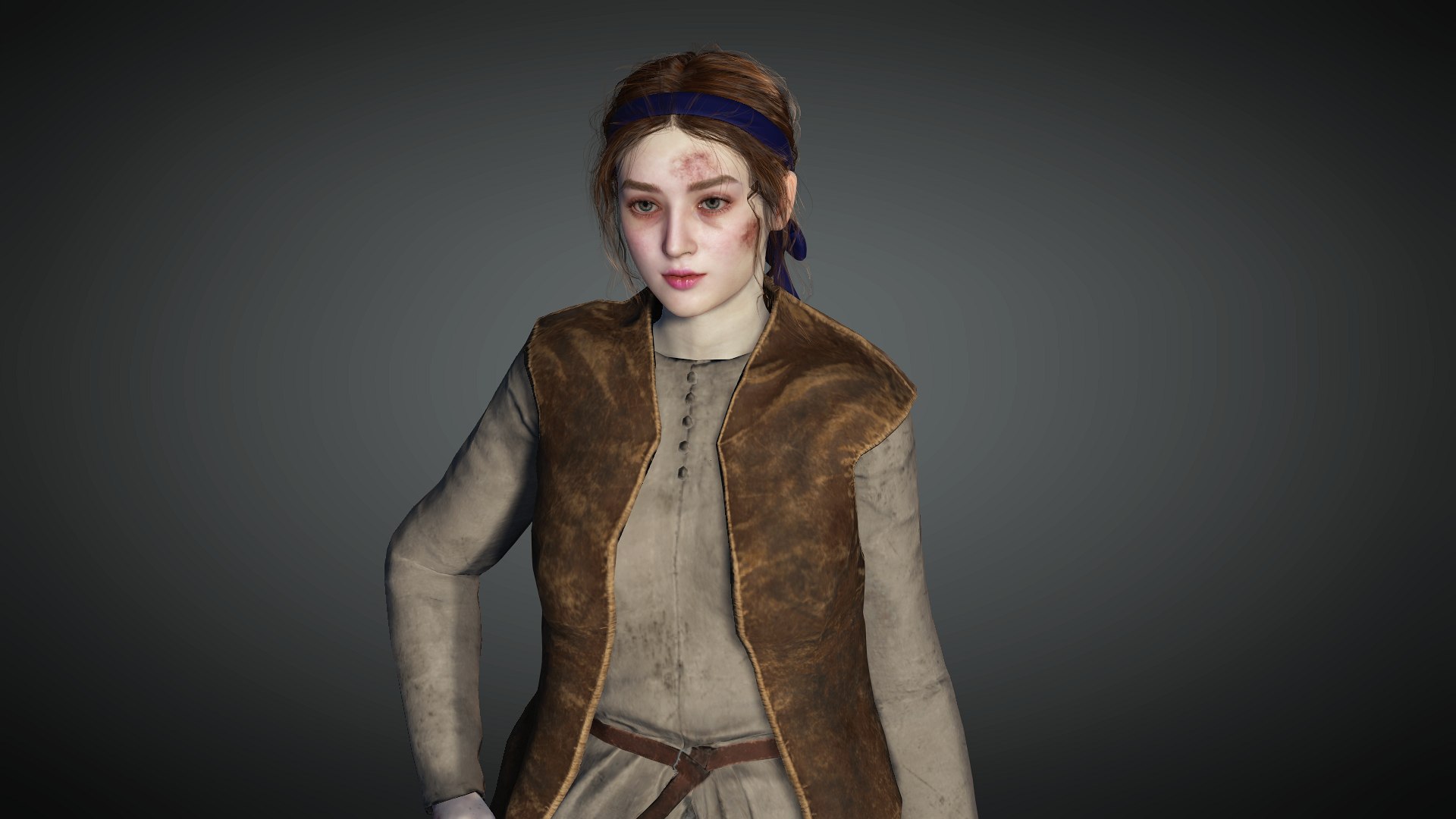 3D AAA Medieval Female Character 03 Model - TurboSquid 1877646