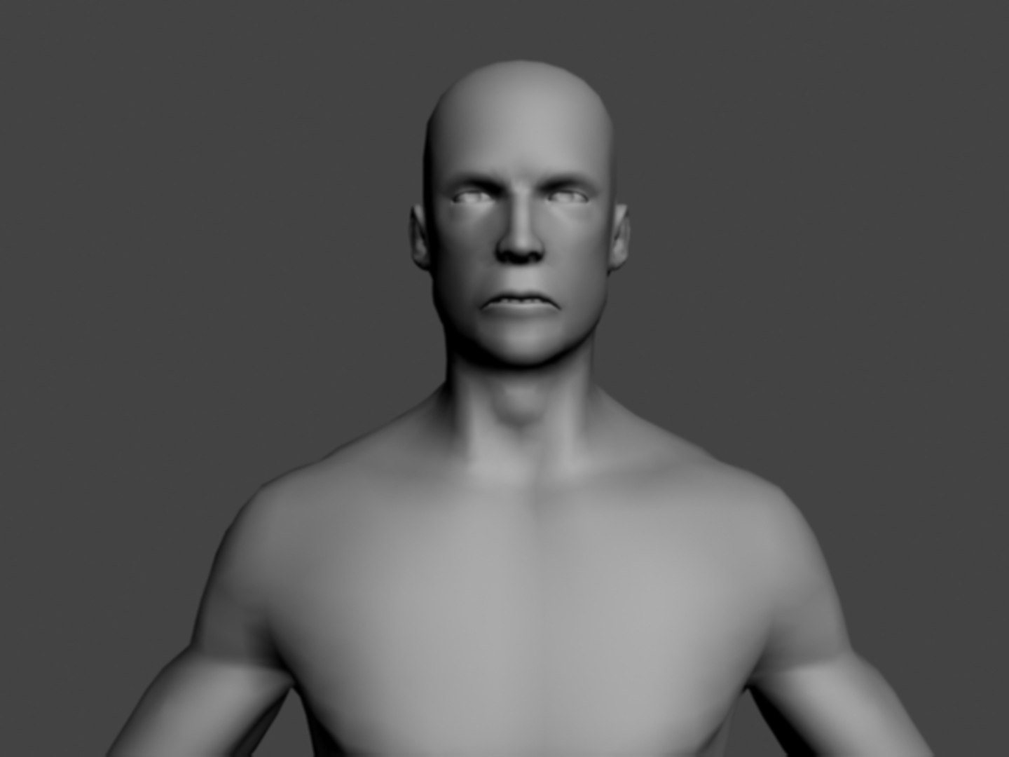 3d Male Character Mesh