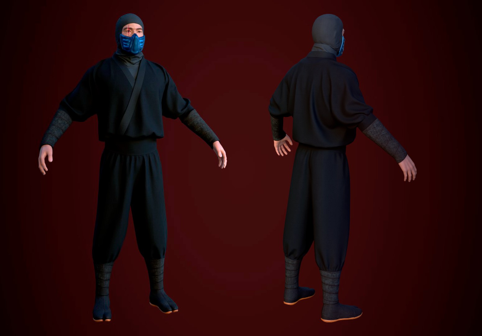 Ninja 01 3D Model - TurboSquid 1760894