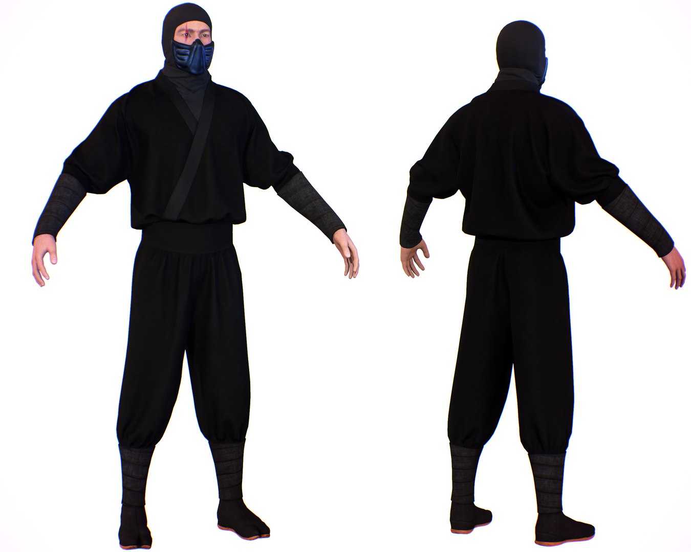 Ninja 01 3D Model - TurboSquid 1760894