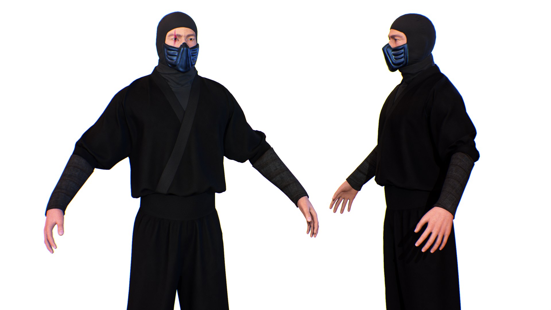 Ninja 01 3D Model - TurboSquid 1760894