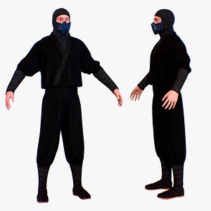 3D Model Ninja 01 Basemesh - TurboSquid 1778918