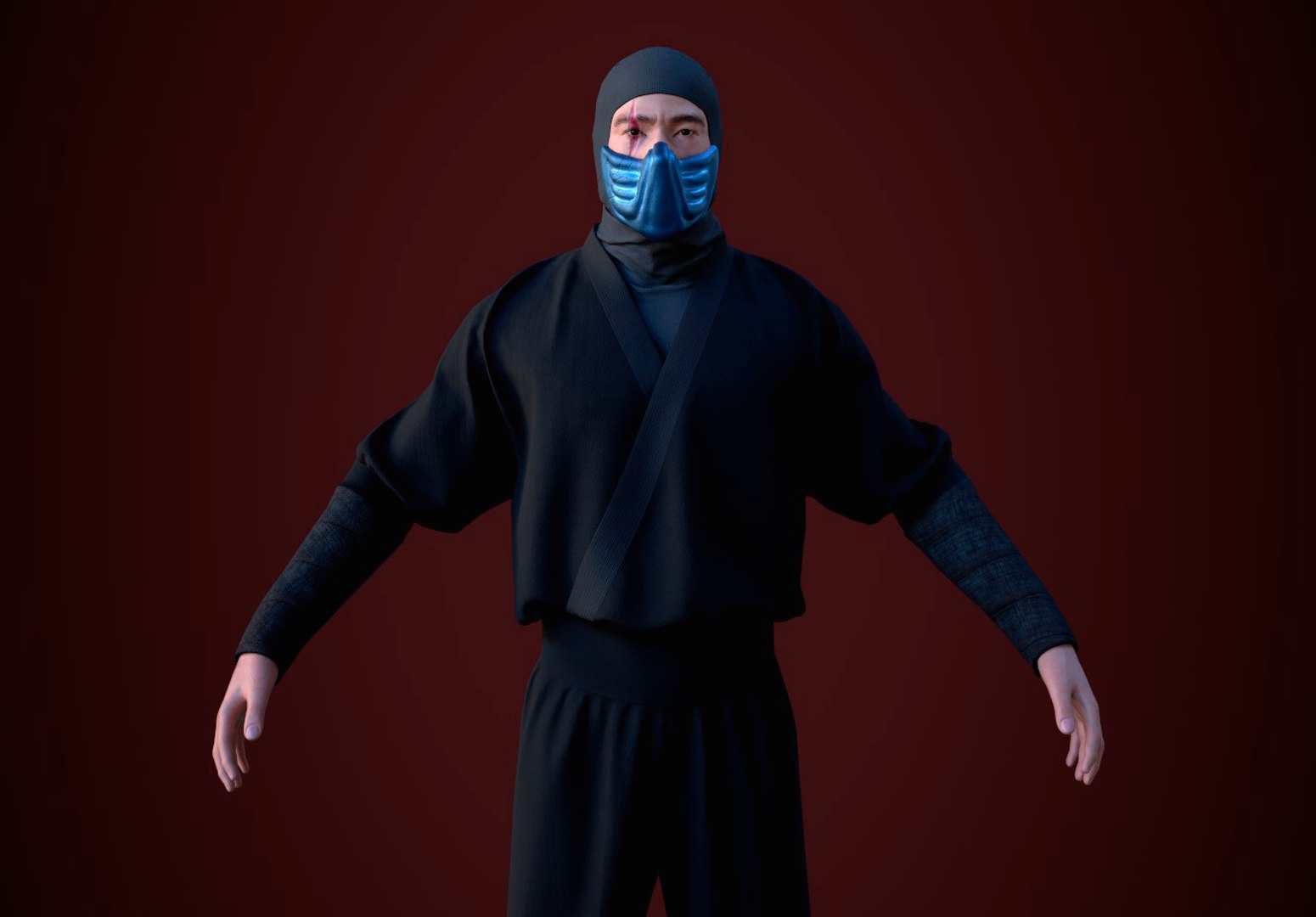 Ninja 01 3D Model - TurboSquid 1760894