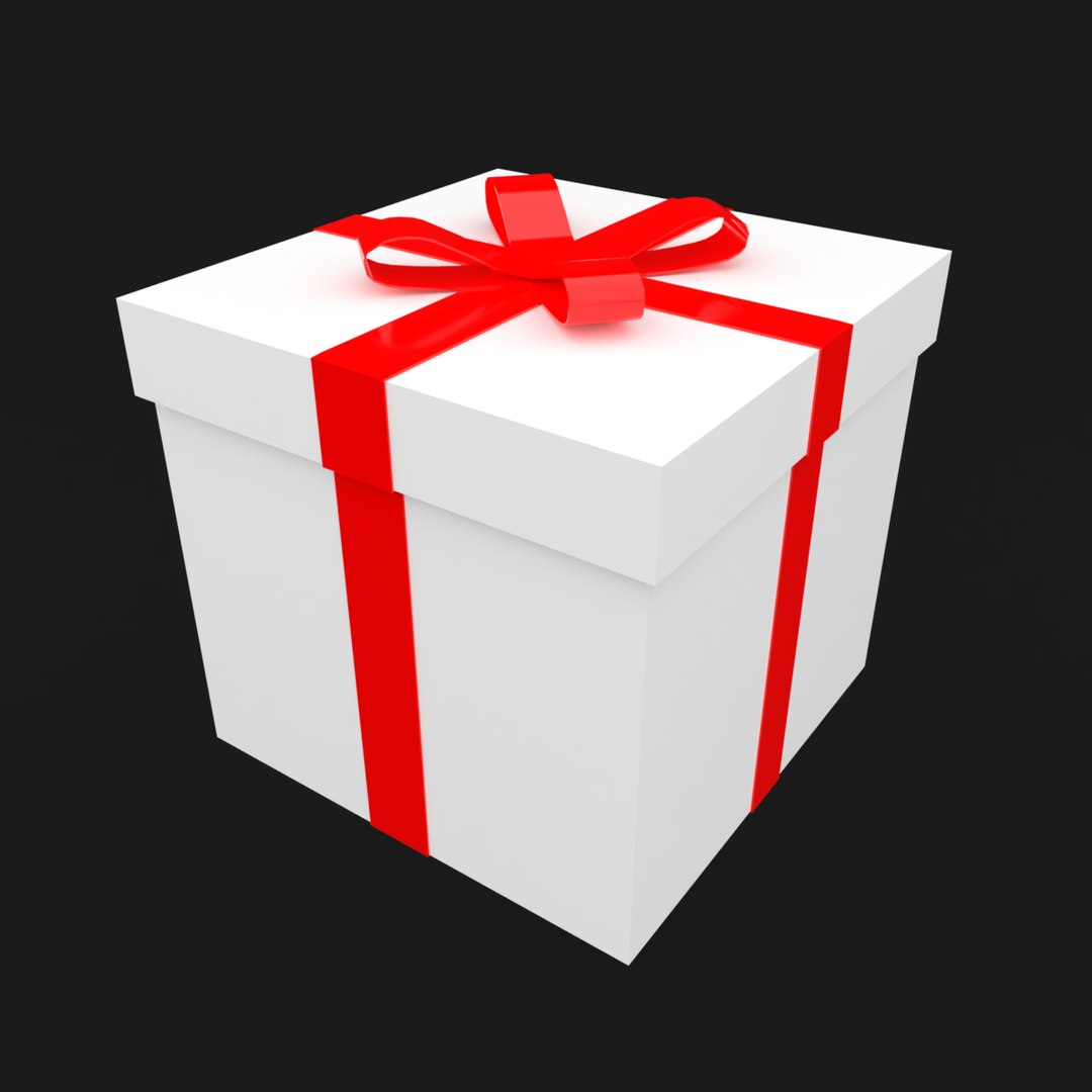 Gift box model - TurboSquid 1357699
