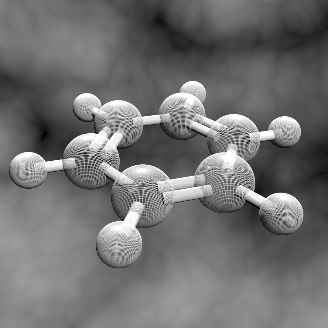 c6h6 biology 3d model