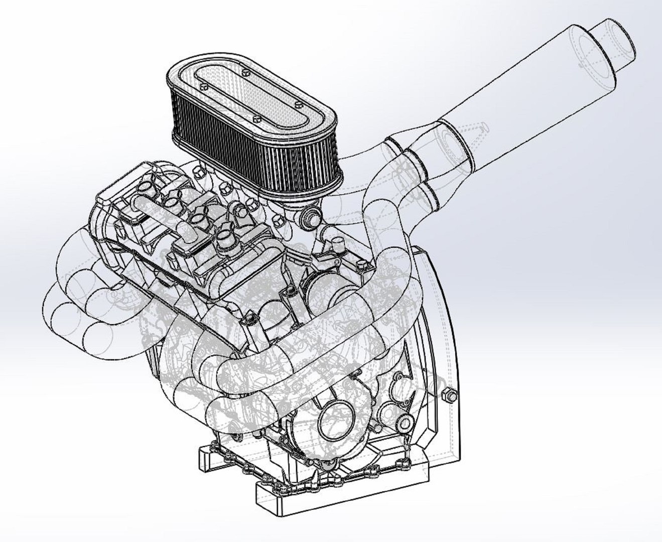 3D Model Engine Of Ape Car Proto Scale 1 To 25 - TurboSquid 2392126