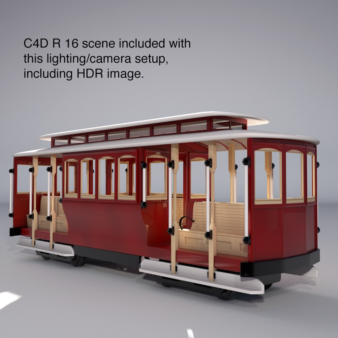 3d Model Of Cable Car