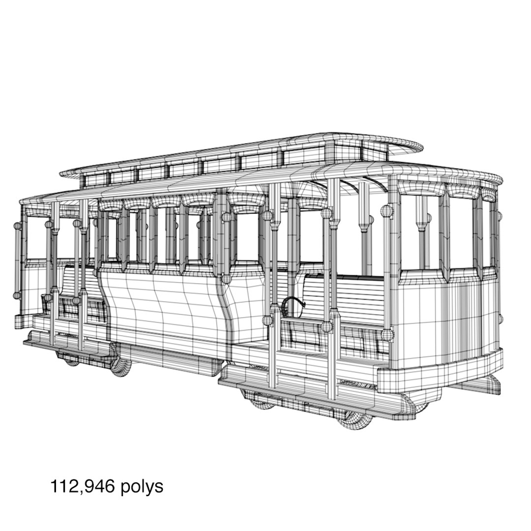 3d Model Of Cable Car