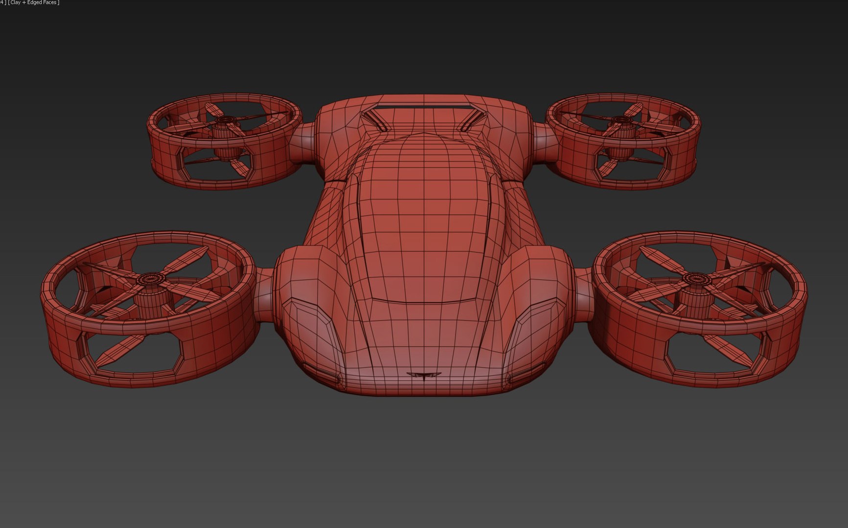 3D Car Copter - TurboSquid 1330883