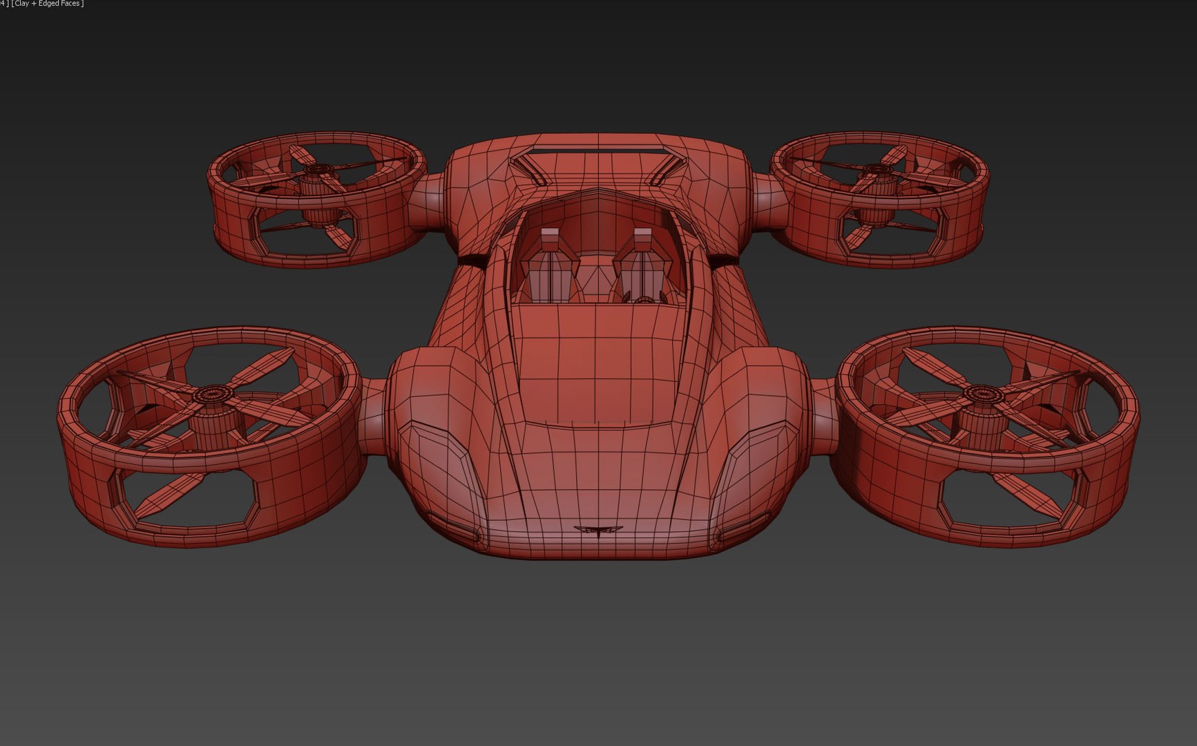 3D Car Copter - TurboSquid 1330883