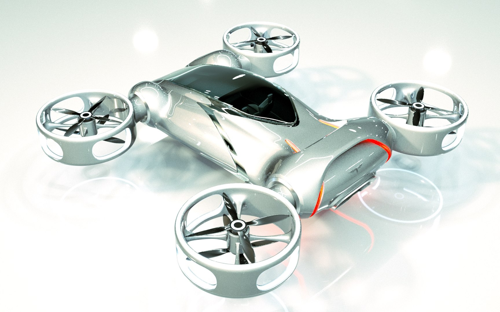 3D Car Copter - TurboSquid 1330883