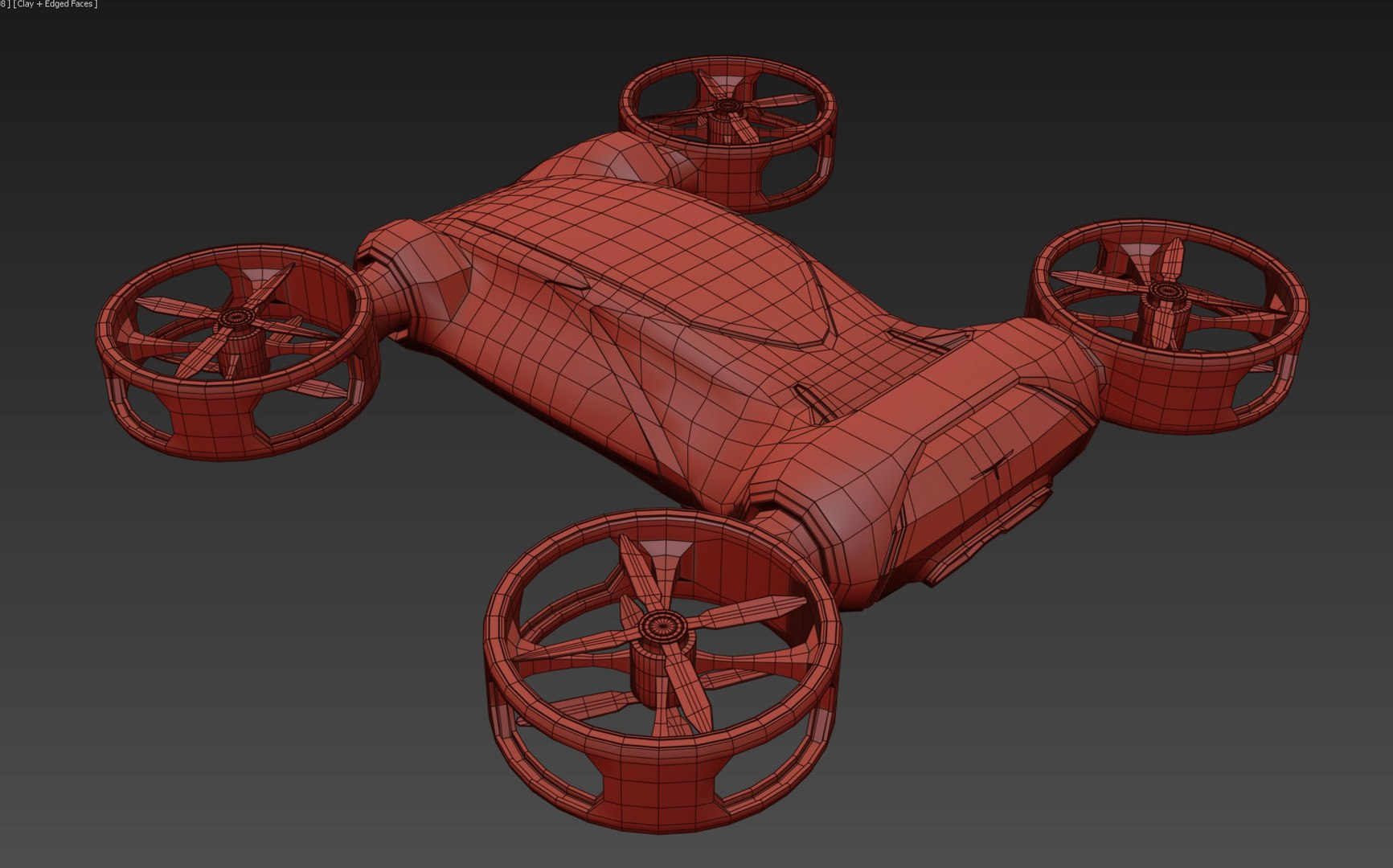 3D Car Copter - TurboSquid 1330883
