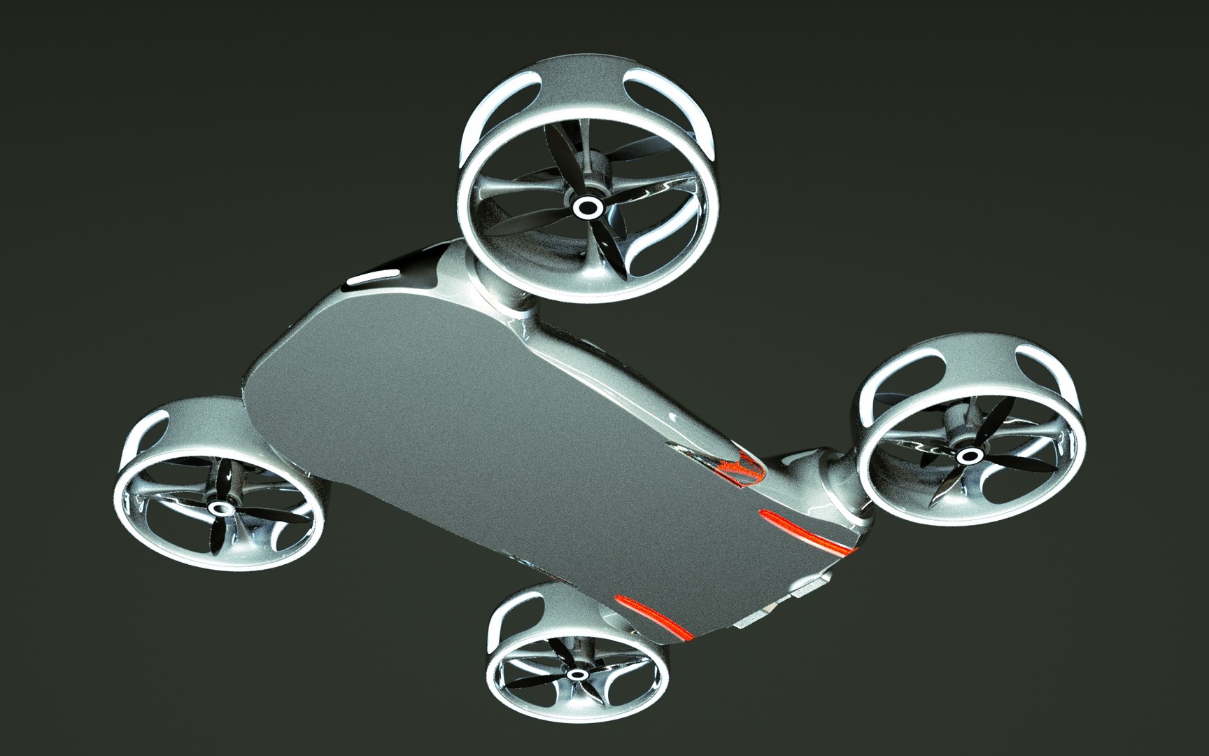 3D Car Copter - TurboSquid 1330883