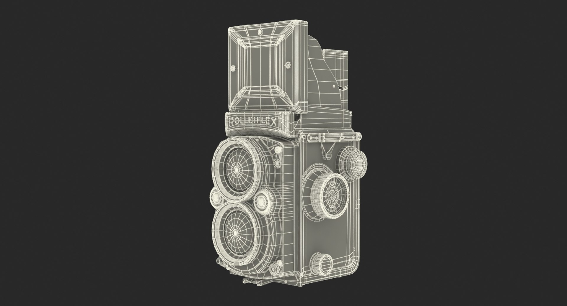 3D Rolleiflex Tlr Film Camera Model - TurboSquid 1303766