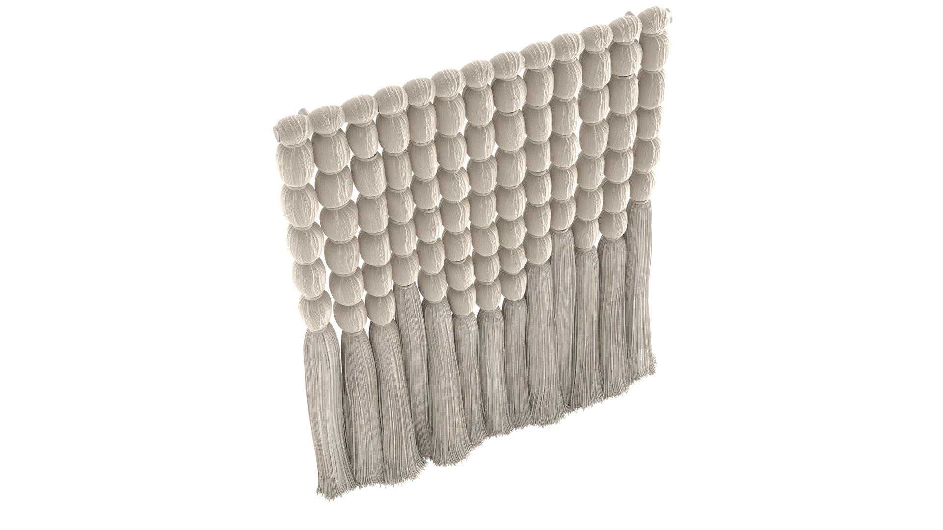 3D Restoration Hardware Wrapped Yarn Wall Hanging Model - TurboSquid ...