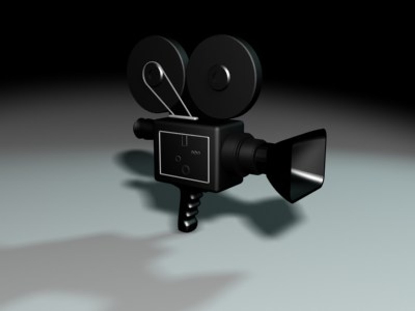 Filmset Reel Light 3d 3ds