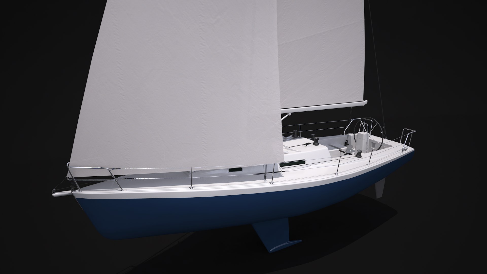 Sailboat Boat Sail 3D - TurboSquid 1516548