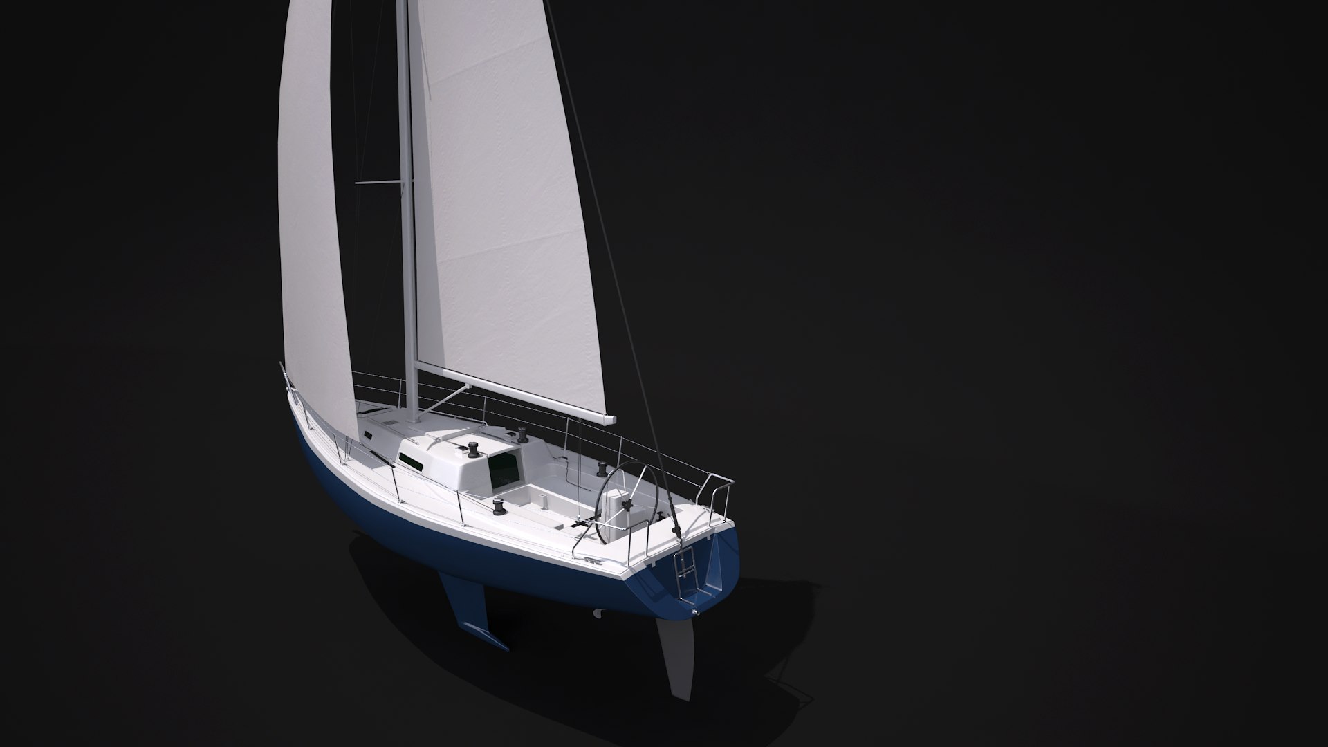 Sailboat Boat Sail 3D - TurboSquid 1516548