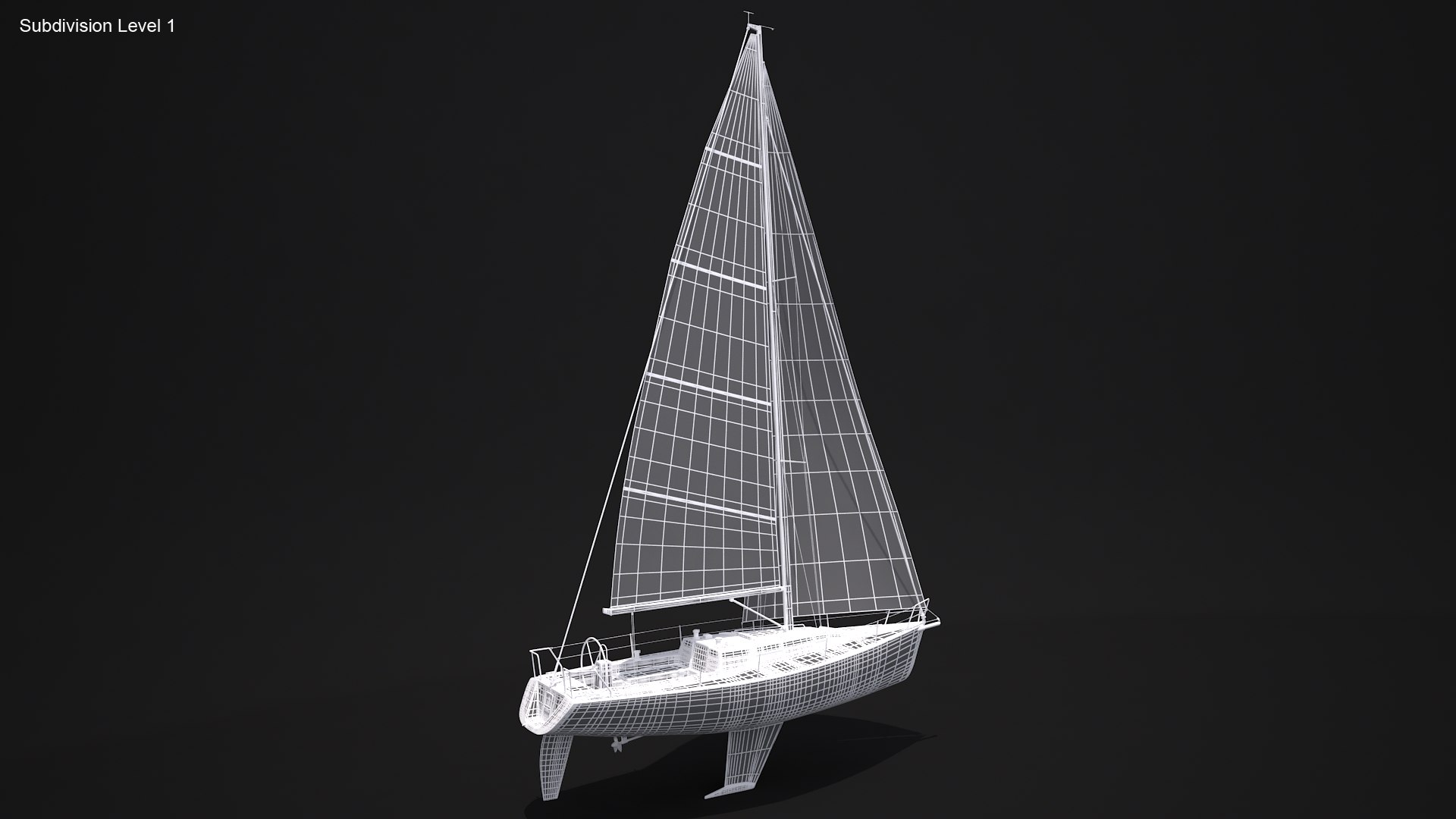 Sailboat Boat Sail 3D - TurboSquid 1516548