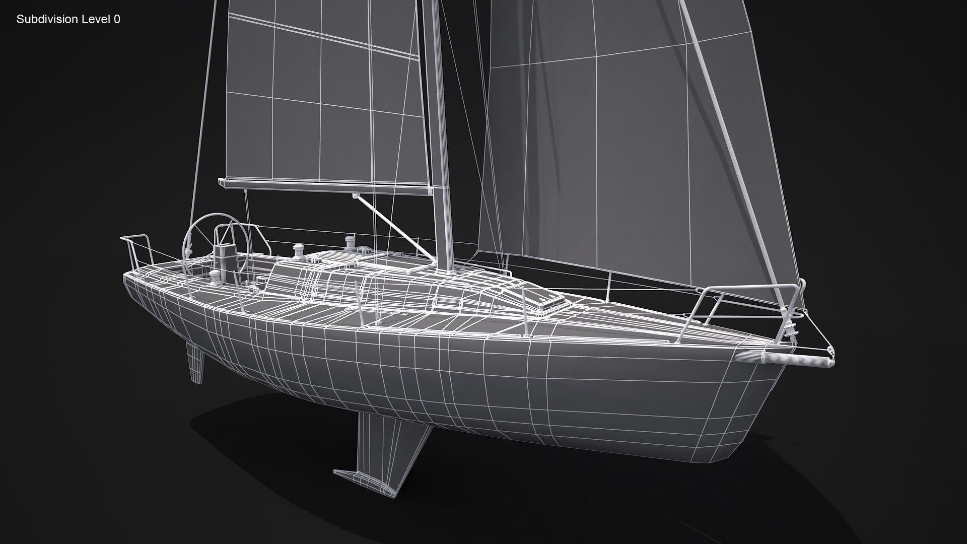 Sailboat Boat Sail 3D - TurboSquid 1516548