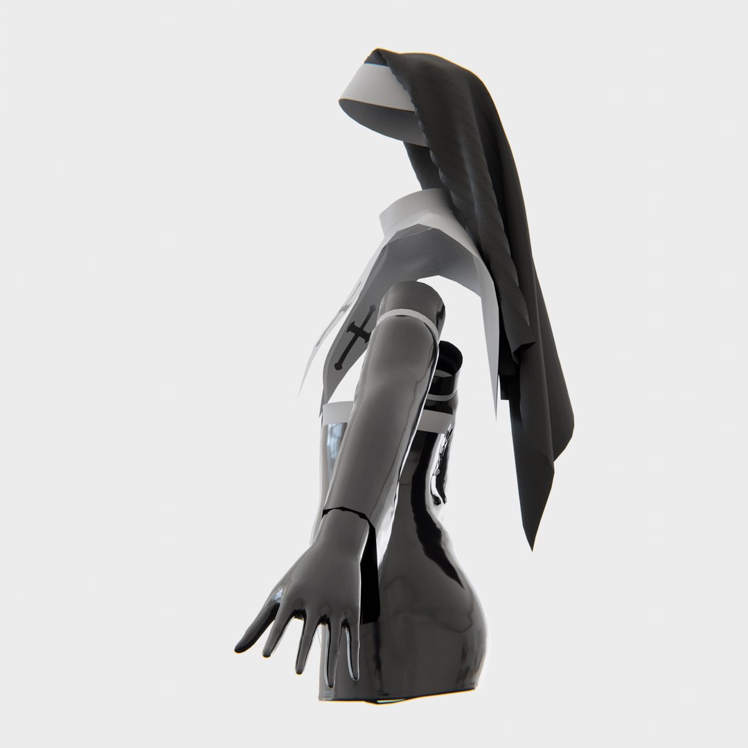 BDSM Latex Nun Costume Set By SoulSnatch Store 3D Model - TurboSquid ...