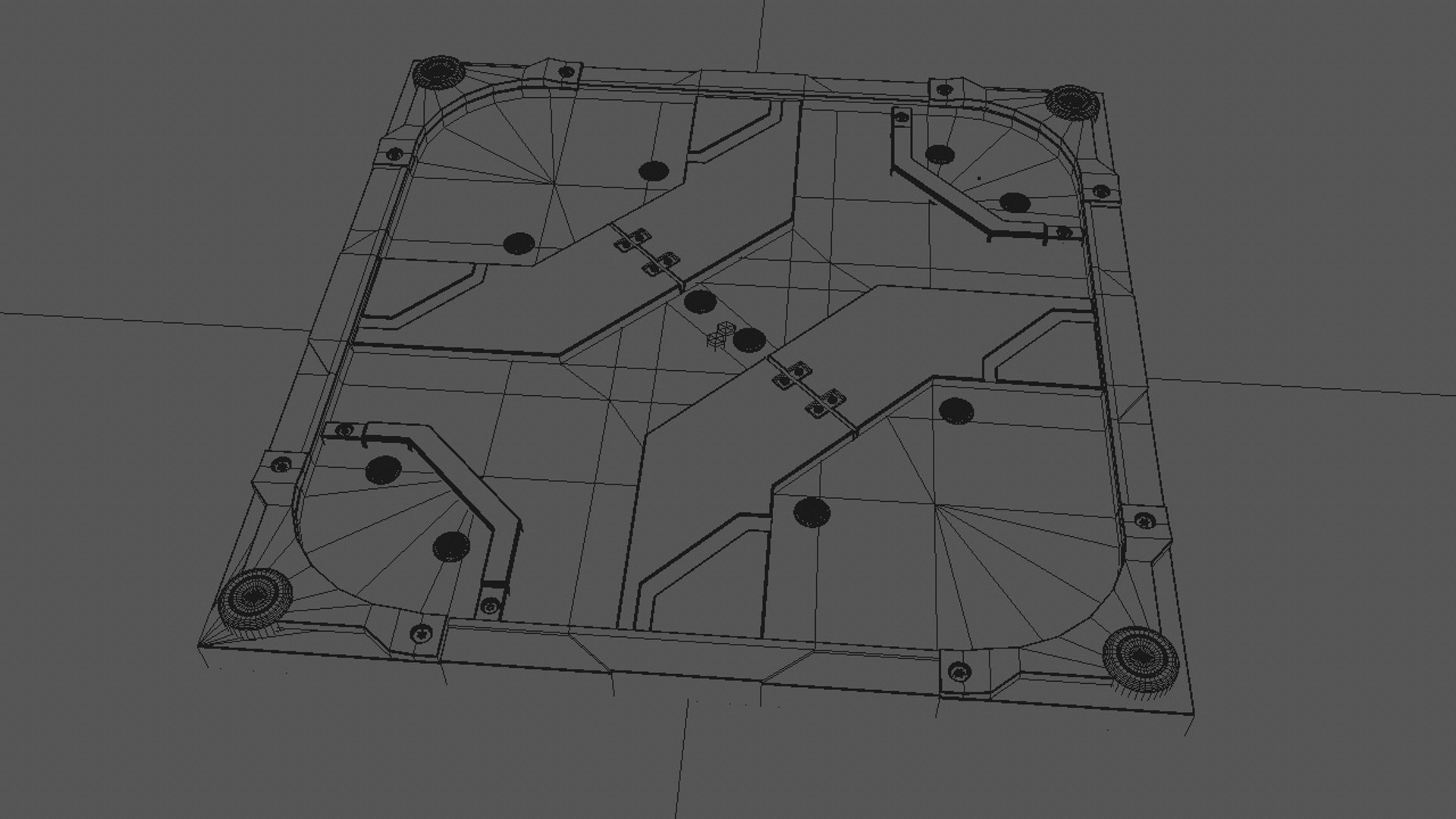 Floor Spaceship Wall 3D Model - TurboSquid 1384952