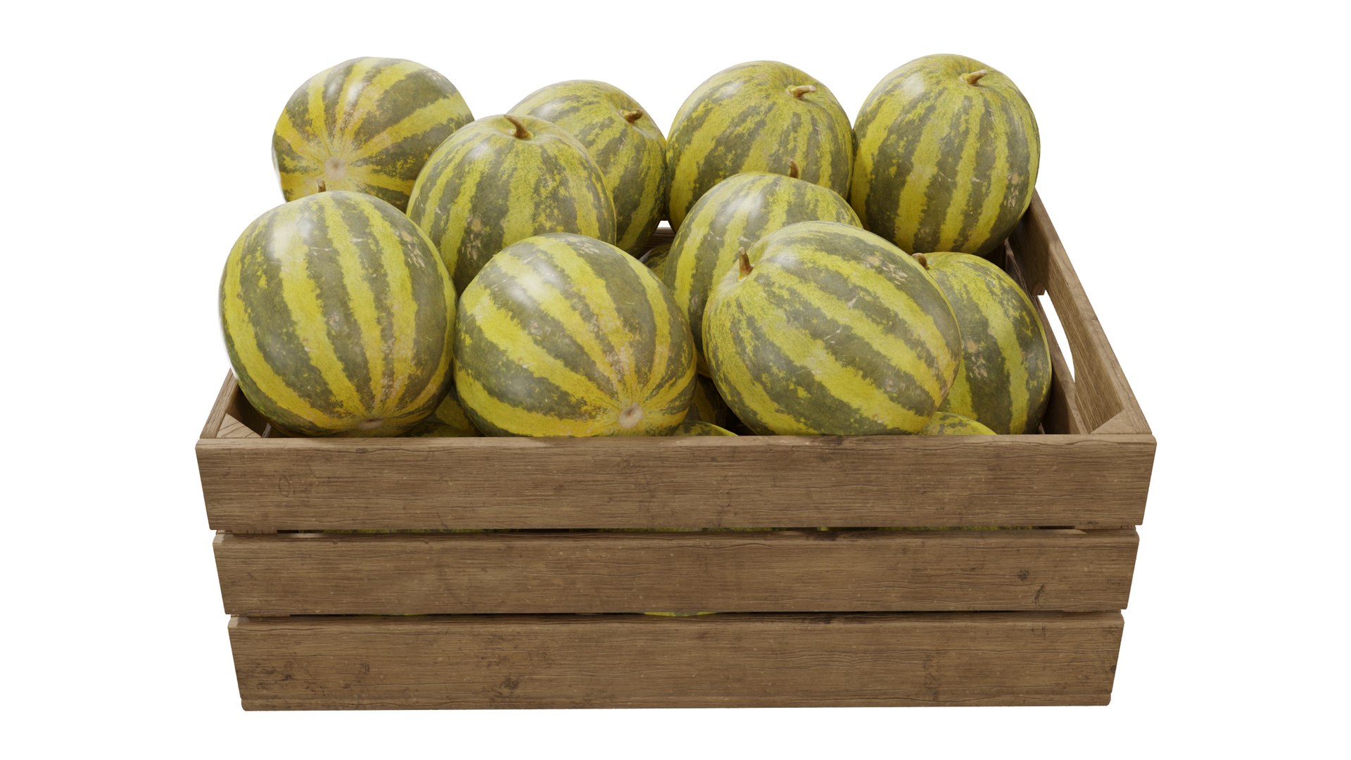 Melon crates 3D model - TurboSquid 1967367