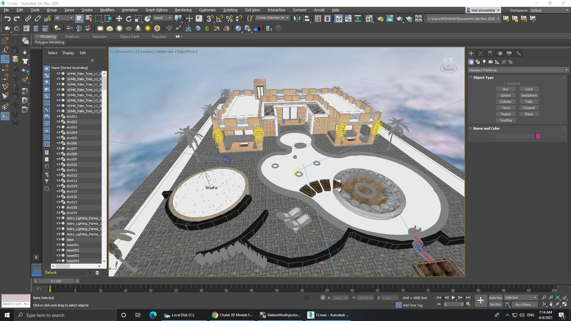 3D House With Swimming Pool Model - TurboSquid 1714912