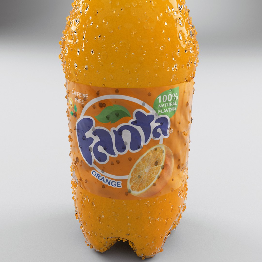 Fanta 0 5l 5 3d Model