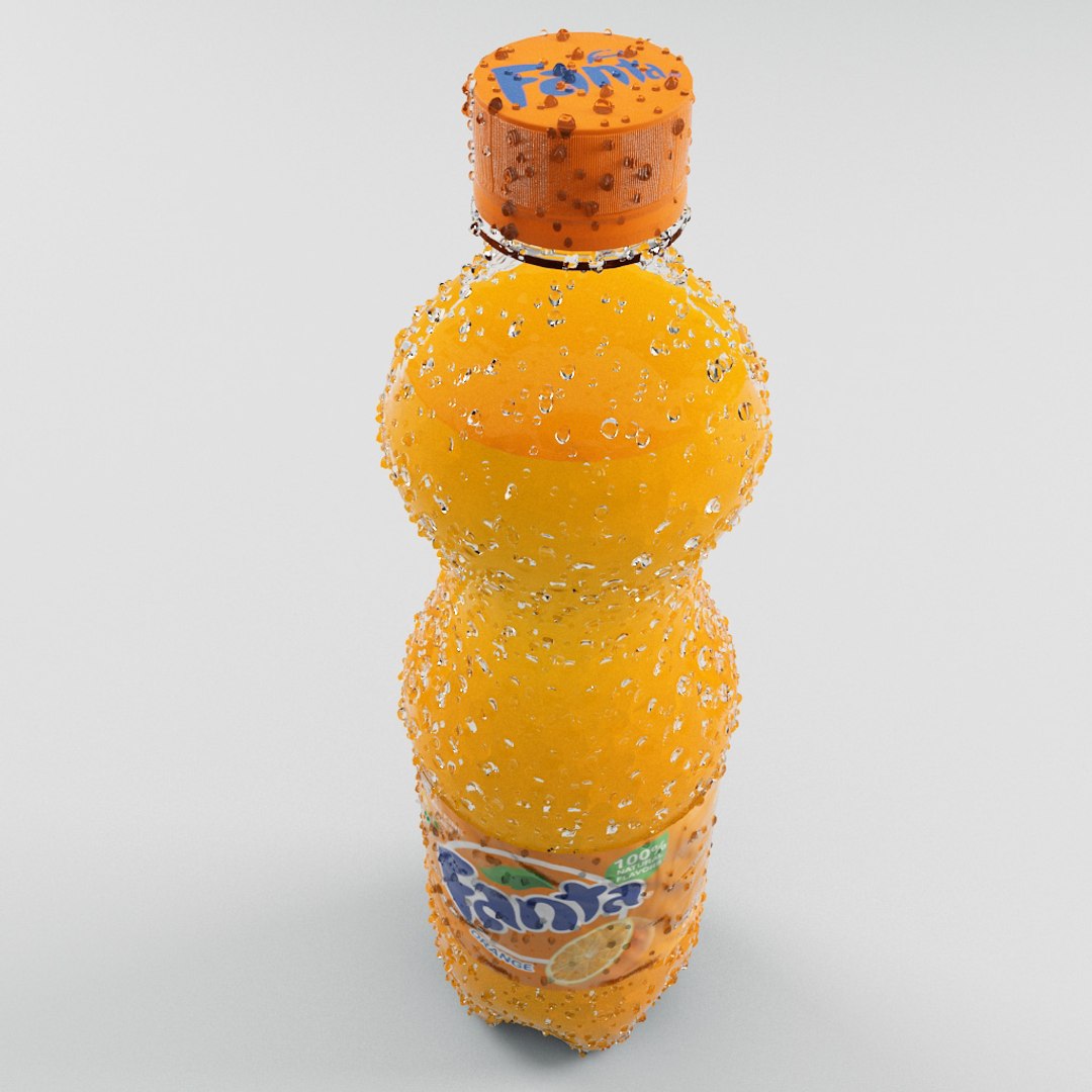Fanta 0 5l 5 3d Model