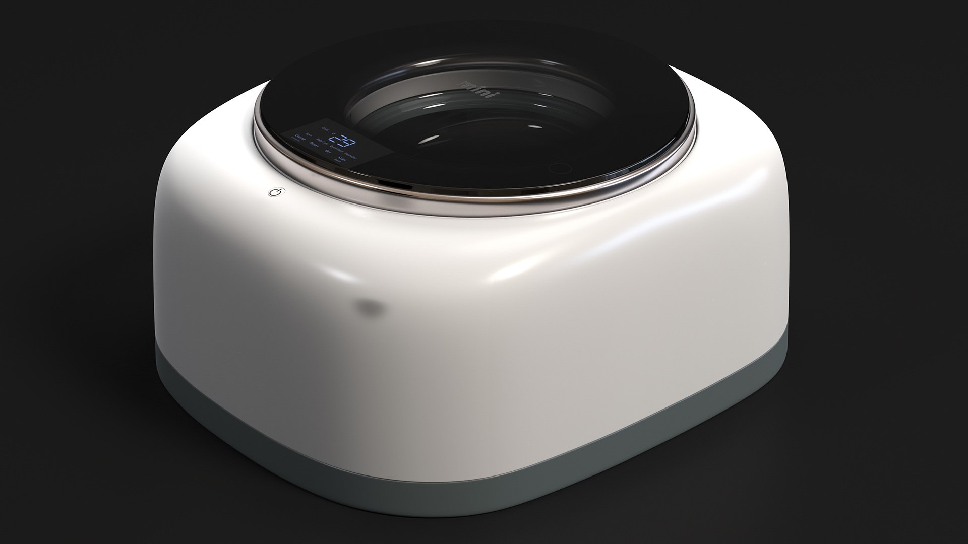 3D Model Wall Mounted Washer Dryer Machine Daewoo White - TurboSquid ...