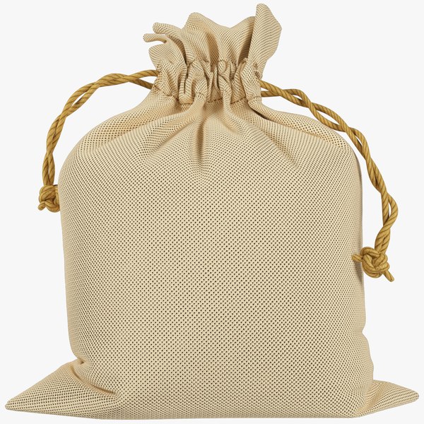 Jute Bag V1 3D model - TurboSquid 1903781