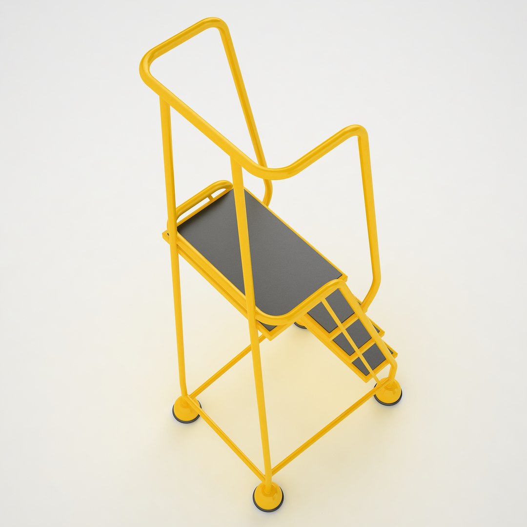 4 Tread Step 3d Model