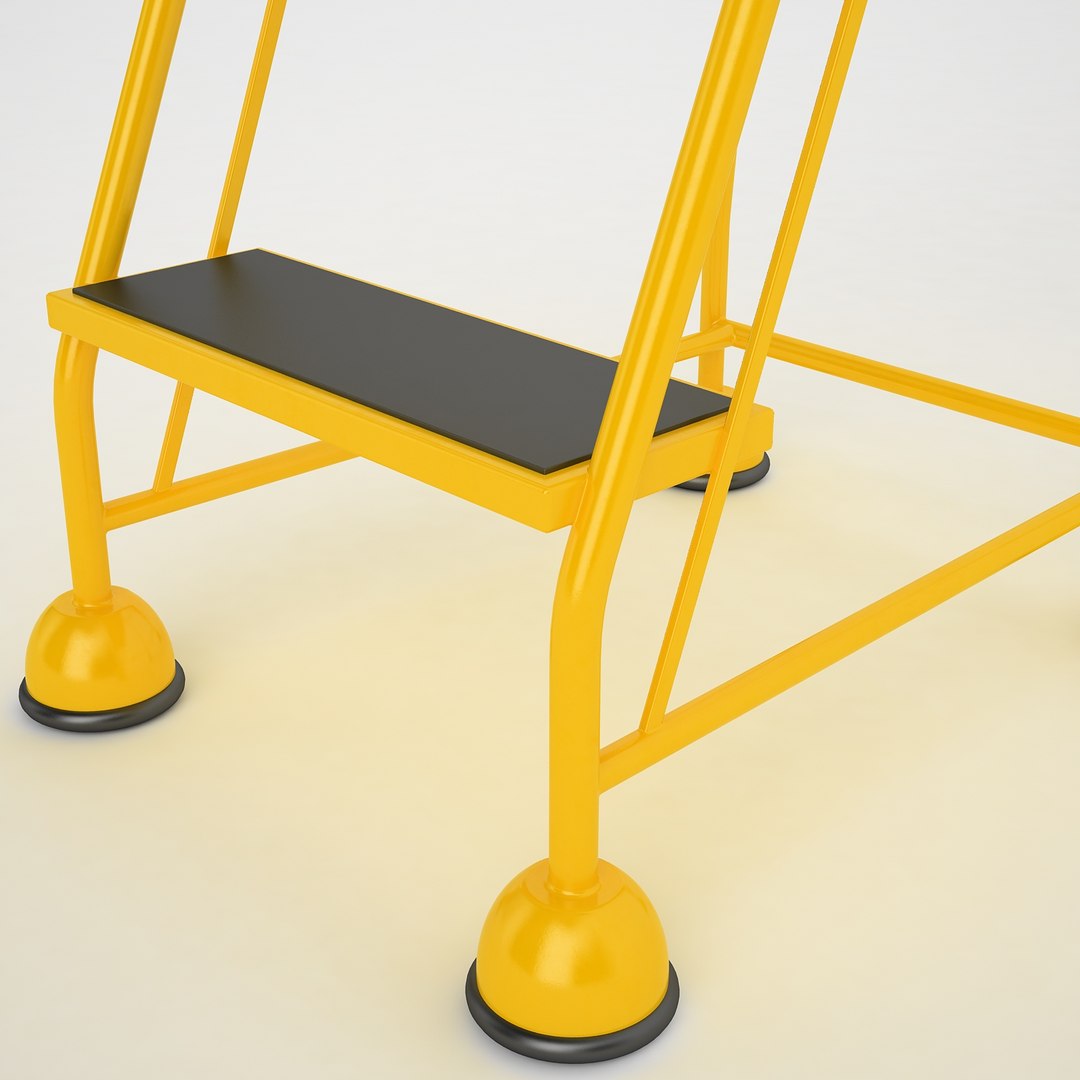 4 Tread Step 3d Model